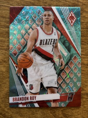 2023-24 Panini Phoenix Teal Laser #64 Brandon Roy Portland Trail ...
