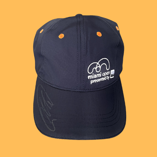 Karen Khachanov Autographed Miami Open Merch Cap | One Size | Navy | eBay