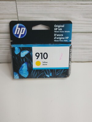 Genuine HP 910 Yellow Color OfficeJet 3YL60AN Exp 12/22 | eBay