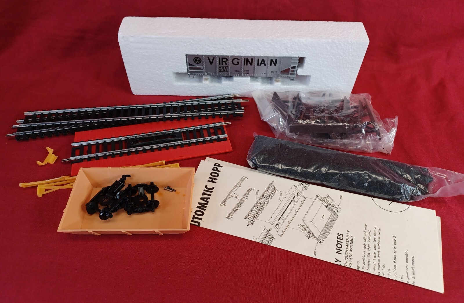 TYCO HO Scale Hopper Car Unloading Set #862 Model | eBay