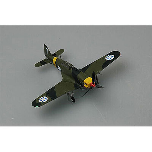 MRC MS.406 Finland Air Force - Pre Built Plastic Model Airplane - 1/72 ...