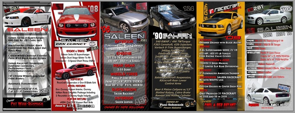 RETRACTABLE Car Show Sign Information Display with carrying case | eBay