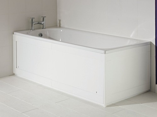 Croydex Unfold 'N' Fit White Front Side Bath Panel 1680mm & Lockable ...