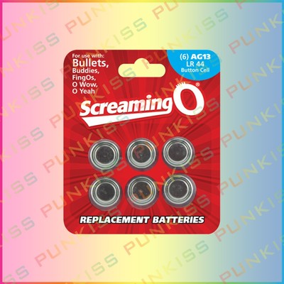 Screaming O Replacement Batteries💋AG13 LR44 Button Cell (6 Pack) for ...