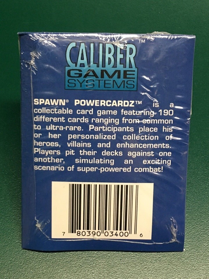 1995 Todd McFarlane SPAWN POWER CARDZ Booster Pack NM NEW FACTORY ...