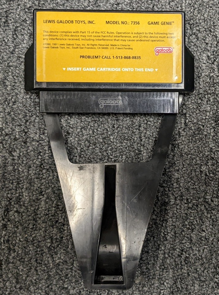 Galoob Game Genie Nintendo NES Game Cartridge Adapter, Tested! | eBay