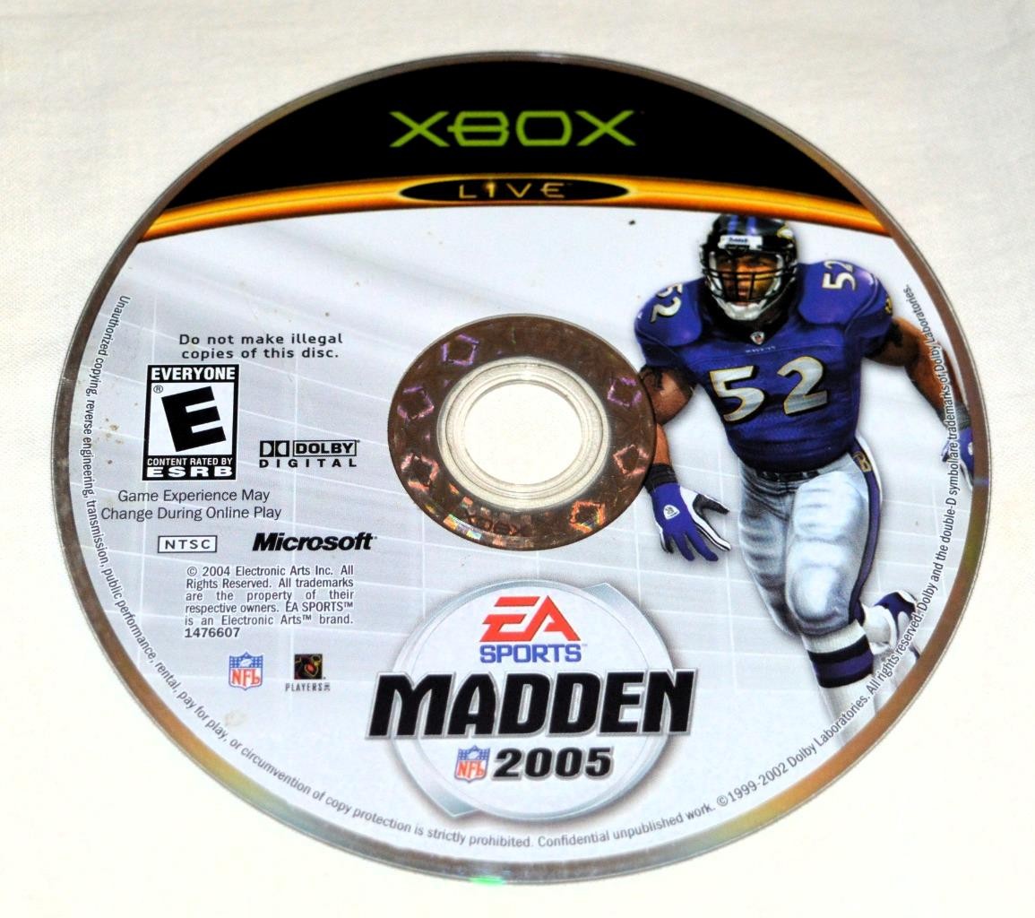 DISC ONLY- MADDEN NFL 2005 MICROSOFT ORIGINAL XBOX FOOTBALL GAME | eBay