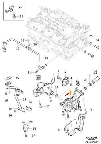VOLVO XC60 MK2 Oil Pump 32298902 NEW GENUINE | eBay