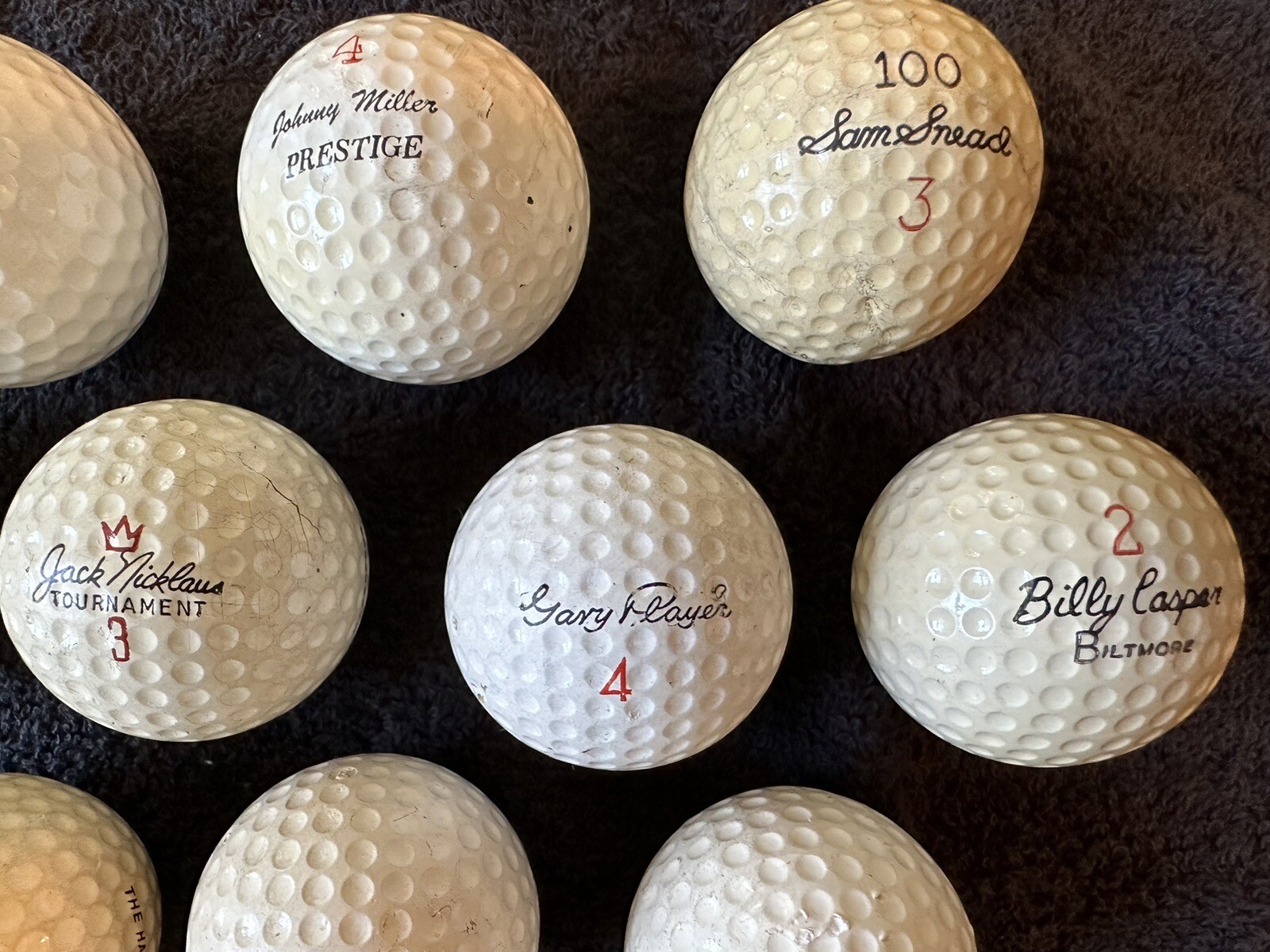 SEE LIST 10pc VINTAGE SIGNATURE GOLF BALL 1960'S-1970'S | eBay