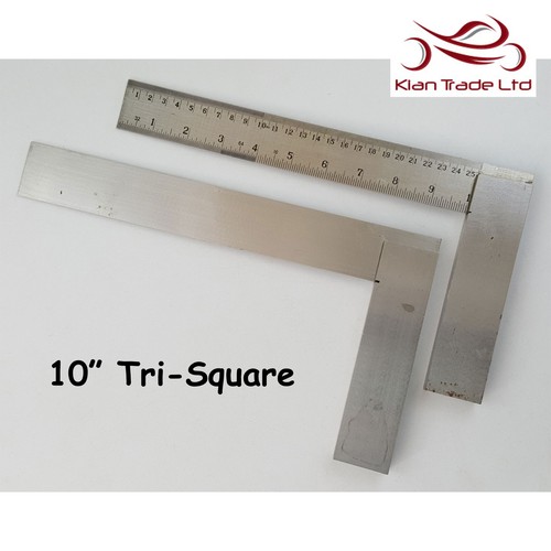 Tri Square 10" inch 250mm Graduated Marked Try Top Quality Wood ...