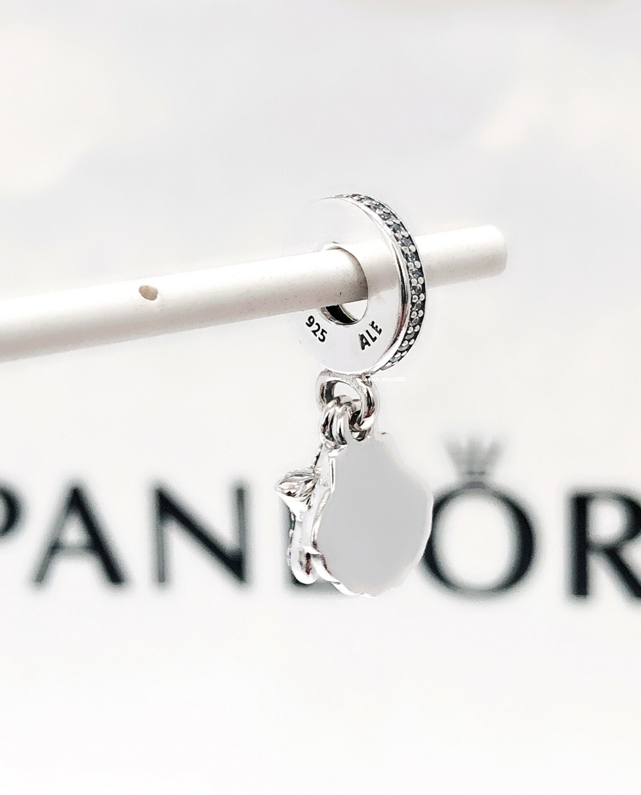 Authentic PANDORA 925 Silver Blue Starfish & Sea shell Charm Pendant ...