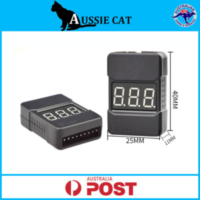RC Car BX100 1-8S Lithium Battery Voltage Tester Low-Voltage Alarm ...