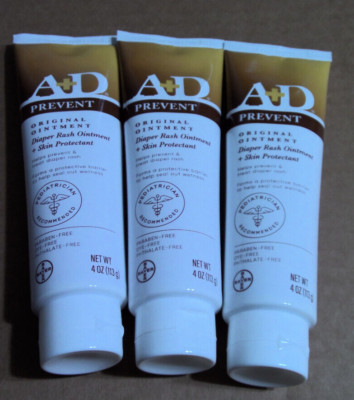 A+D Prevent Original Ointment Diaper Rash Ointment EXP 01/2025 Pack of ...