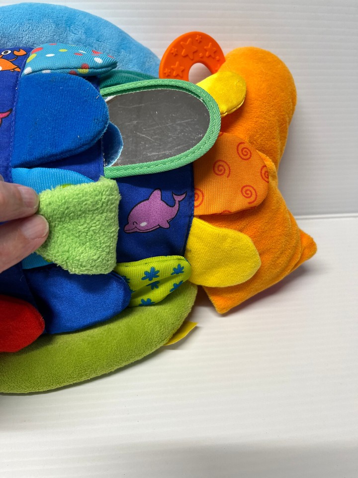 Melissa and Doug Flip Fish Plush K's Kids Baby Sensory Learning Crinkle ...