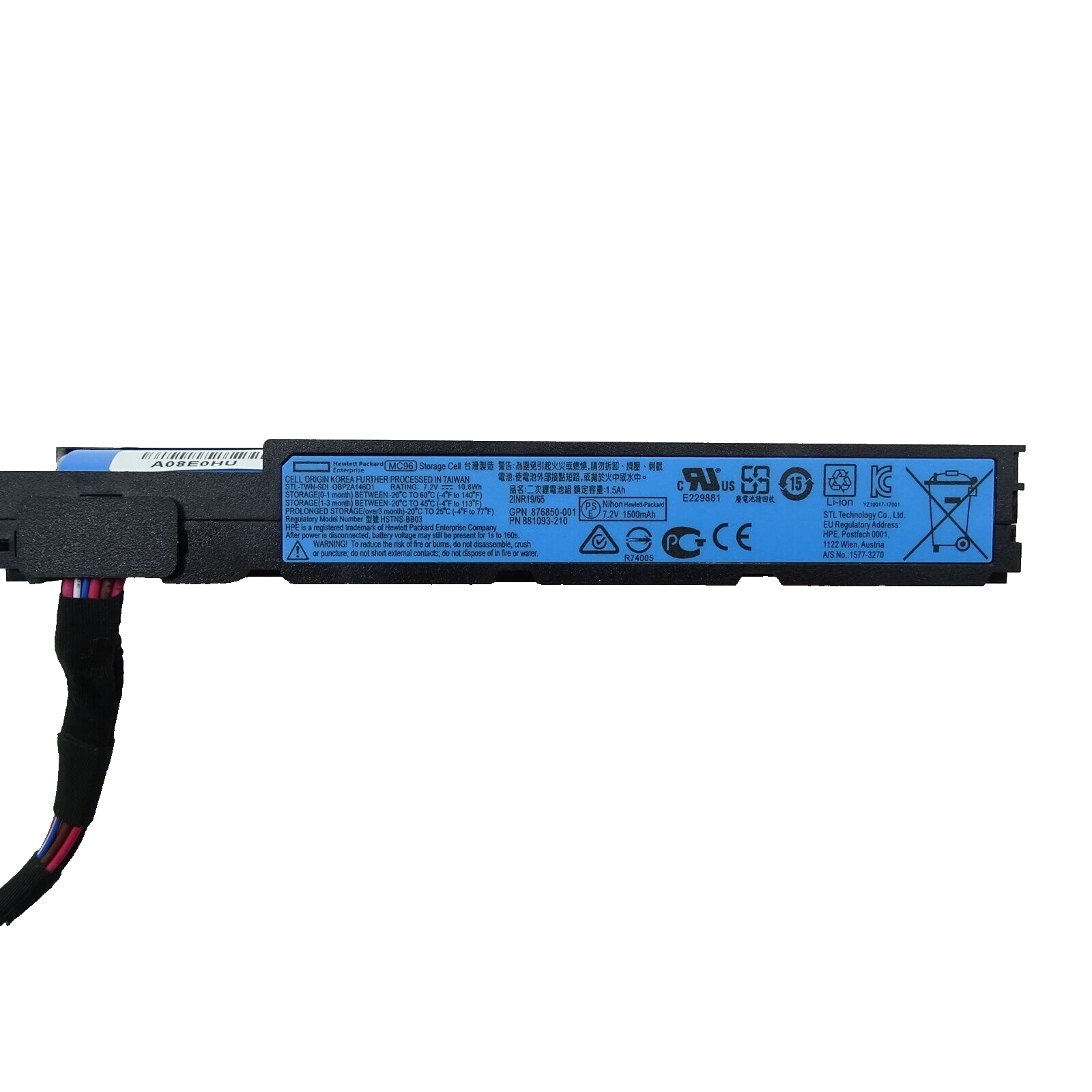 HP Storage Battery Smart Array P440ar Controller DL/XL G9/10 Server ...