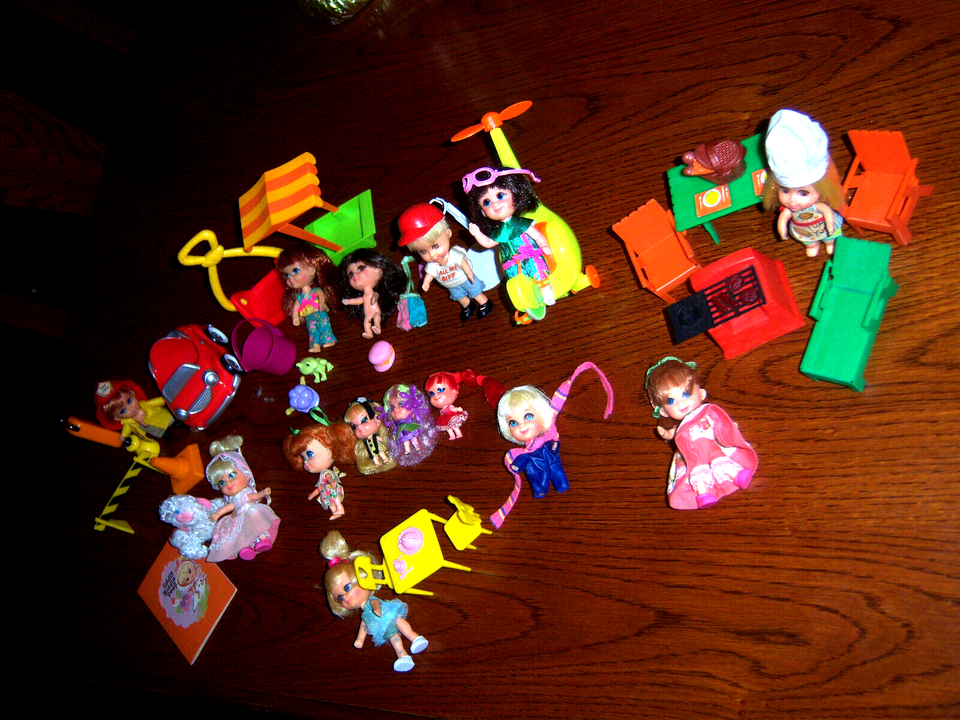 VTG LOT 14 RARE '60 Liddle Kiddles* RANDOM DOLLS Kiddle Accessories ...