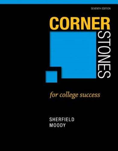 Cornerstones for College Success by Robert Sherfield: New 9780321860477 ...