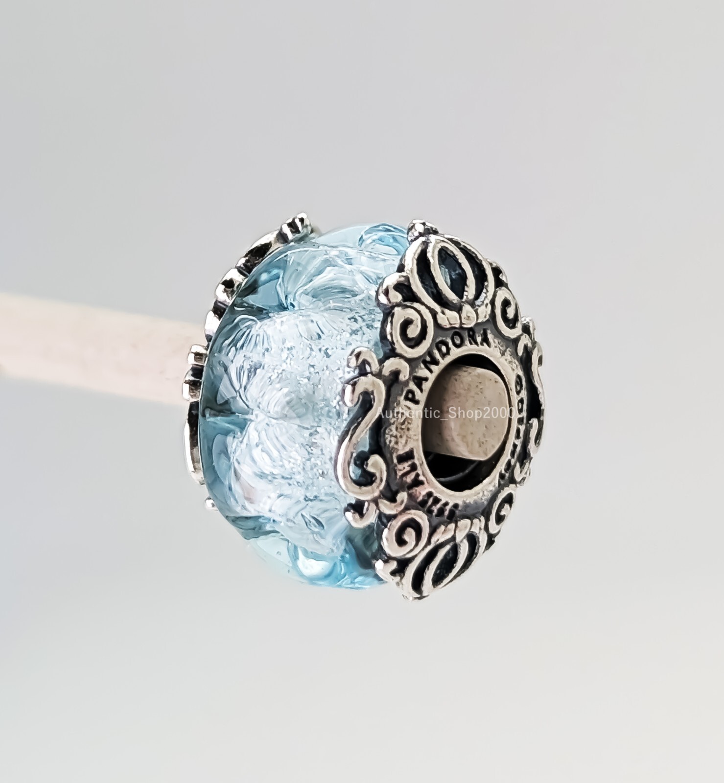 New 100% Genuine PANDORA 925 Ale Disney Cinderella Murano Glass Charm ...