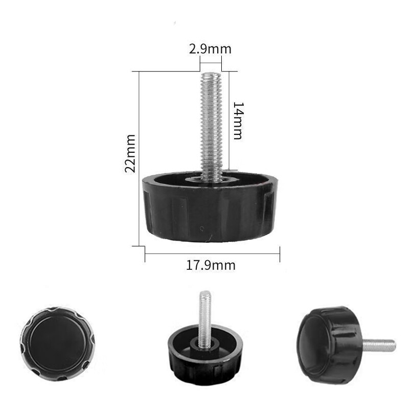 5x Fishing Reel Handle Screw Caps for Spinning Reel Crank Power ...