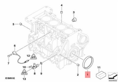 Genuine MINI Cooper One R50 R52 R53 Coop.S JCW GP S 1.4i Shaft seal ...