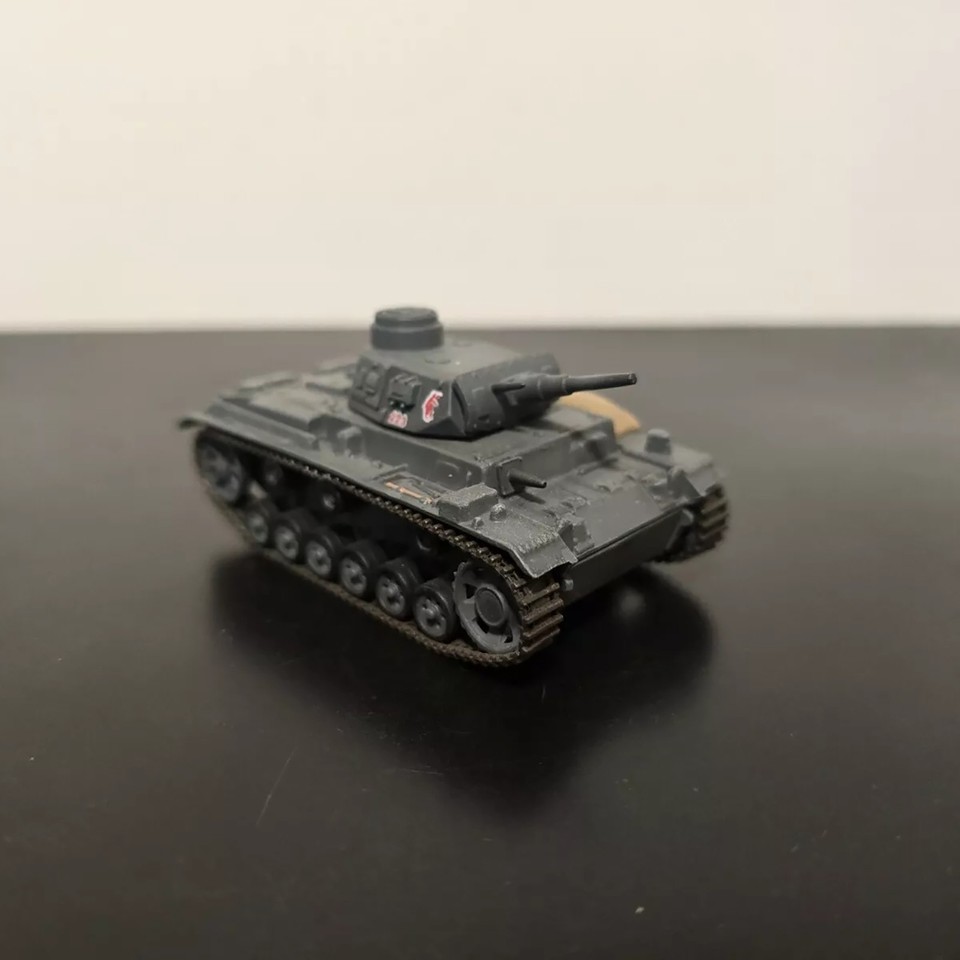 7.5cm Diecast 1/72 WWII German Army Sd.Kfz.141 Panzer III G Tank Model ...