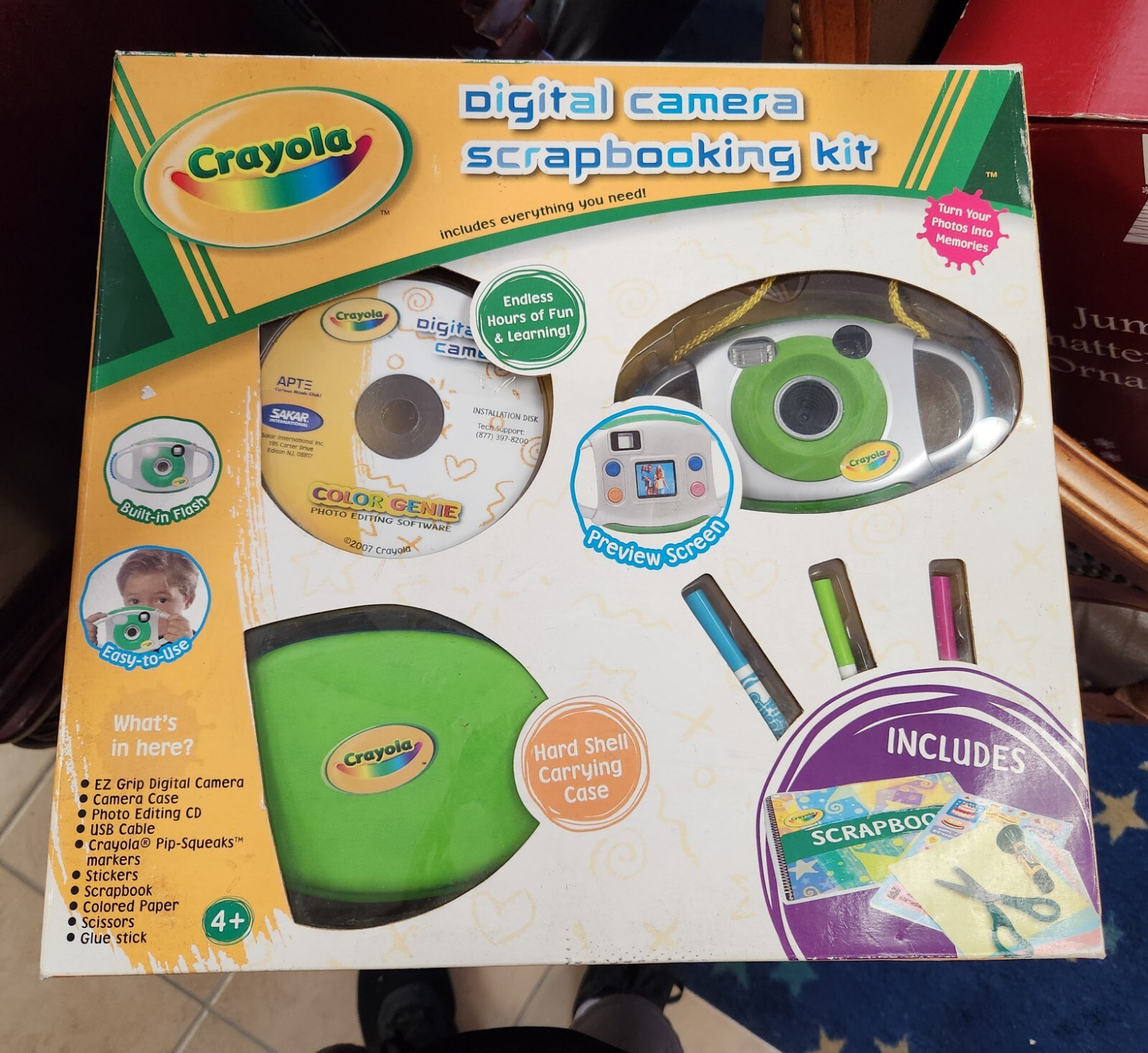 2007 Crayola Digital Camera Scrapbooking Kit in Box - New Old Stock | eBay