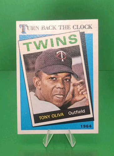 Tony Oliva HOF Turn Back The Clock 1989 Topps #665 Minnesota Twins ...