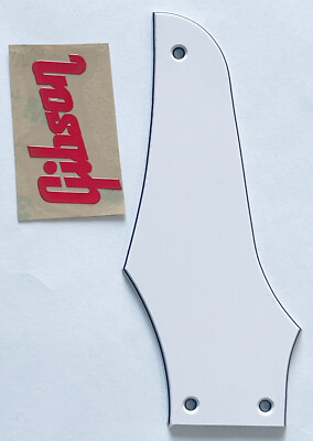 For Gibson Firebird"Logo"Truss Rod Cover+Red Decal Guitar Pickguard 3 ...