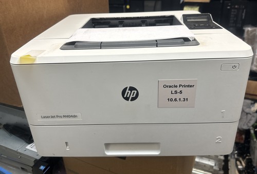 HP LaserJet Pro M404dn Standard Monochrome Laser Printer 16k W/ FULL ...