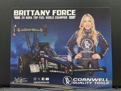 VRHTF NHRA COOL BEAUTIFUL BRITTANY FORCE CORNWALL TOOLS FUEL DRAGSTER ...