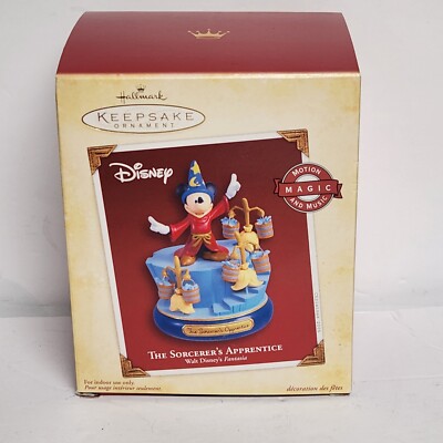 2005 Hallmark THE SORCERER'S APPRENTICE DISNEY'S FANTASIA MAGIC Motion ...