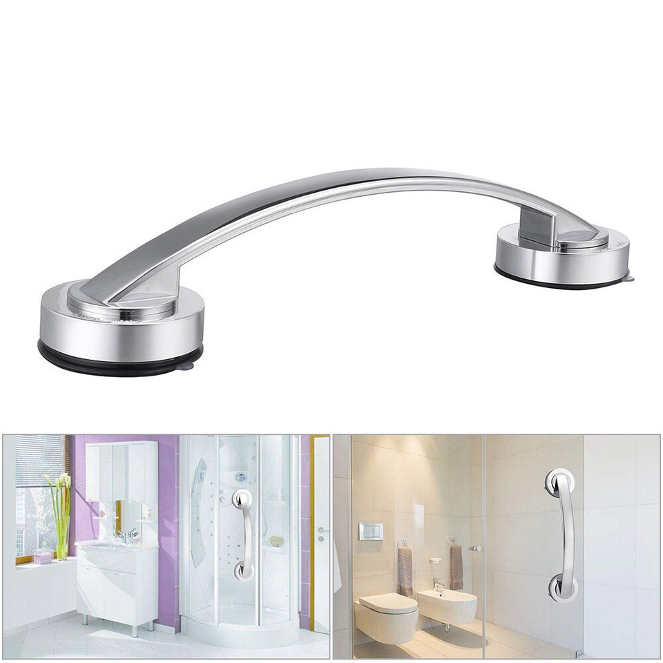 Bath Safety Handle Suction Cup Handrail Grab Bathroom Grip Tub Shower ...
