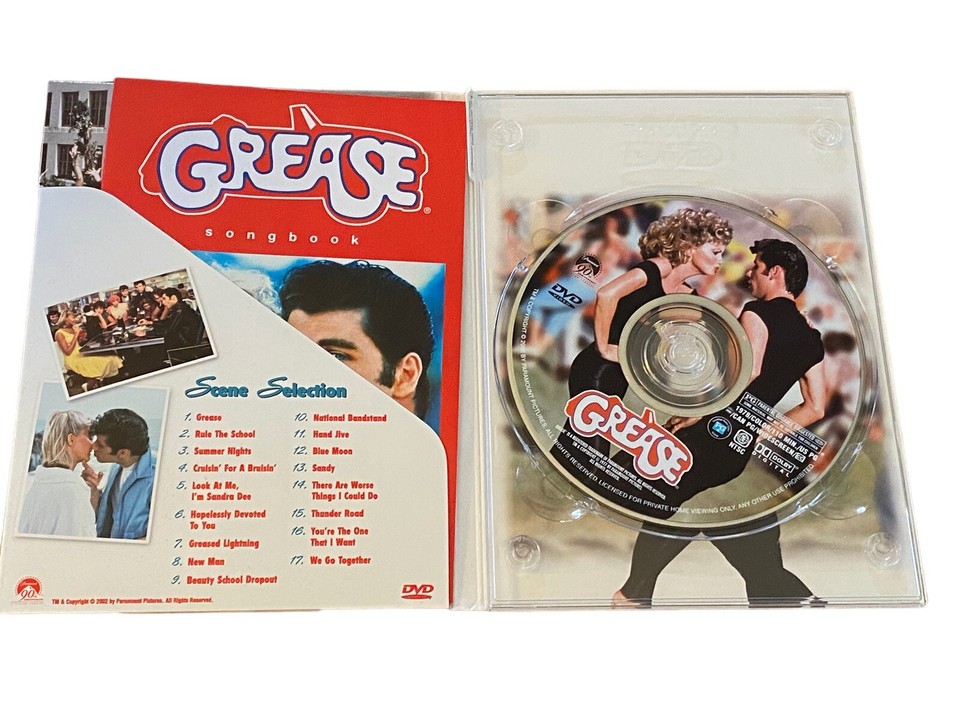 Grease (DVD, 2002, Widescreen) 97361557441| eBay