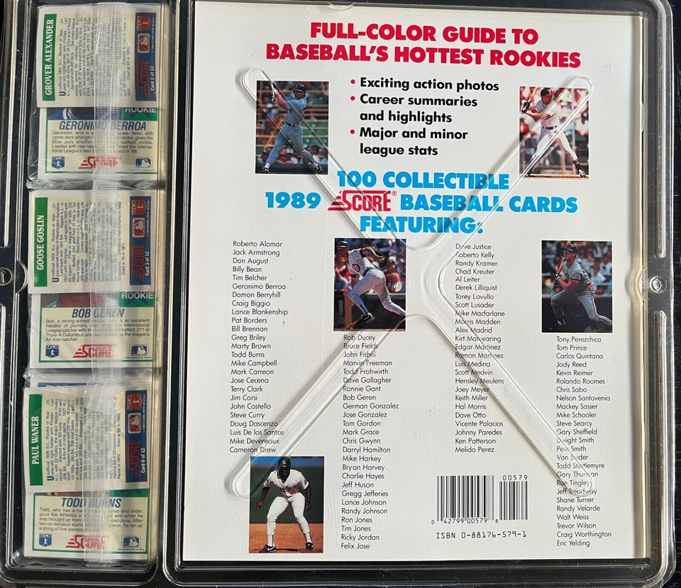 Hottest Rookies 1988-1989 Major League Baseball Score Card Sets | eBay