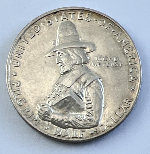 1920 Pilgrim Tercentenary Half Dollar 90% Silver Coin | eBay