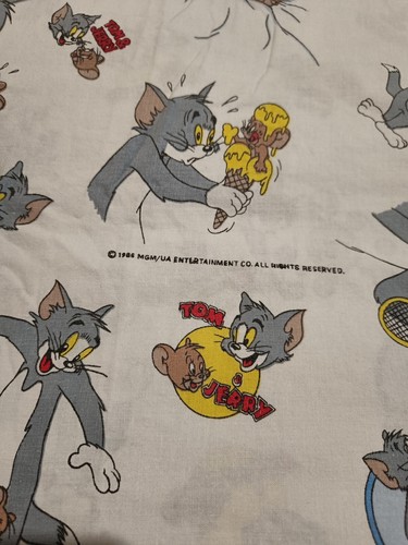 VTG Tom & Jerry duvet cover fabric bedding cat mouse kids sheets | eBay