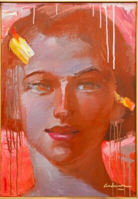 Robin John Anderson (American, B. 1951) "Laura" Oil On Canvas | eBay