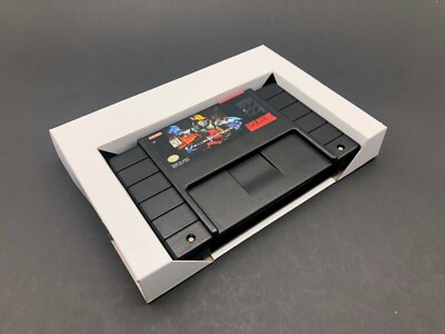 Super Nintendo Inserts | SNES Video Game Cardboard Tray Inserts, 10 ...