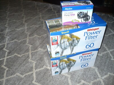 TETRA WHISPER POWER FILTER 2 AND AQUEON PUMP 1250 NEW | eBay