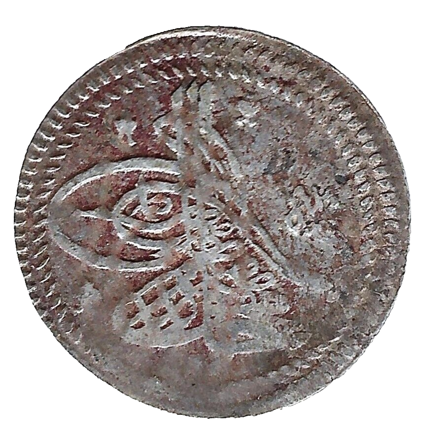 1728 Ottoman 1 AKCE Turkish Silver Coin Konstantiniyye/Istanbul Sultan ...