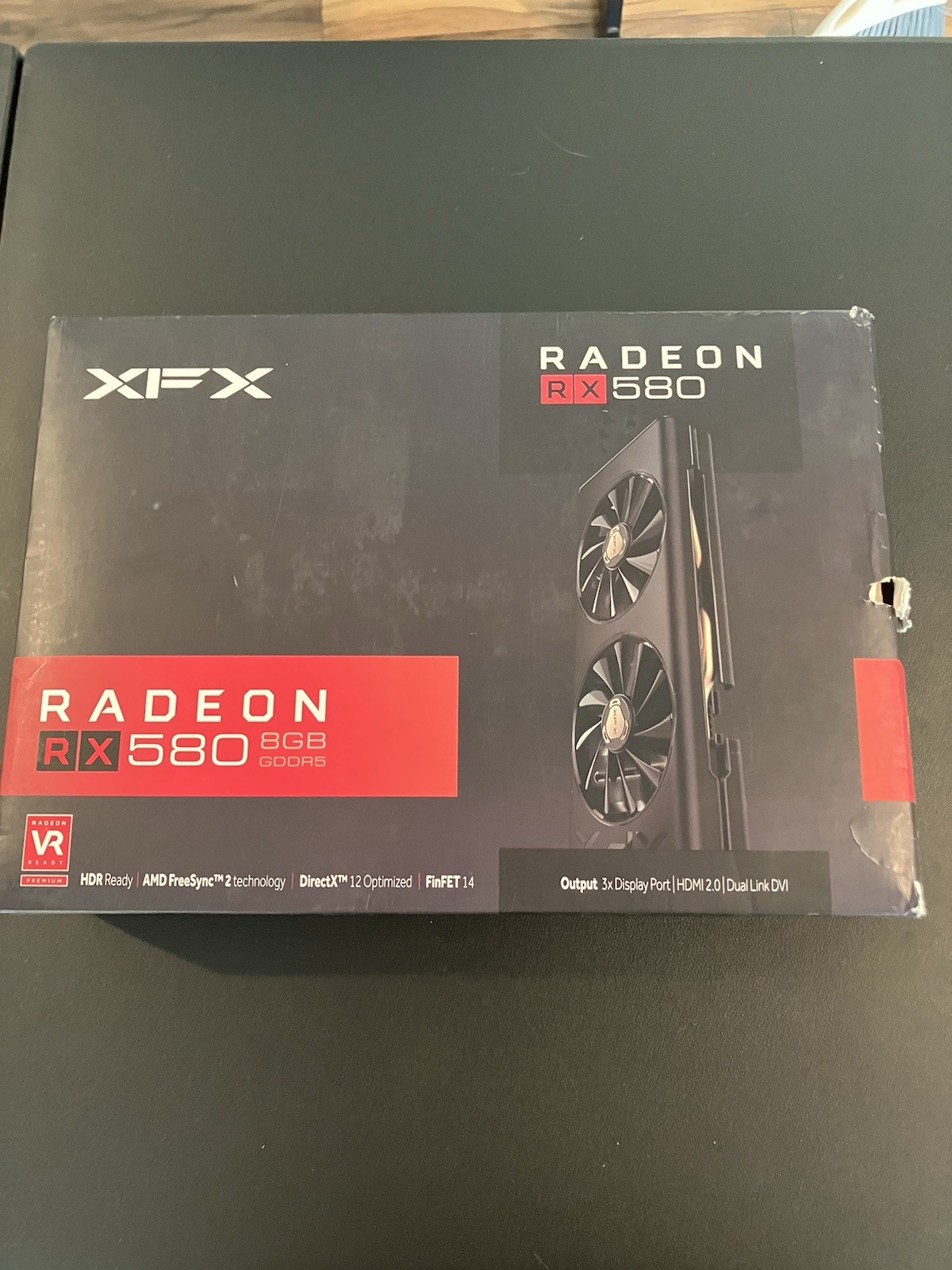 XFX AMD Radeon RX 580 8GB - Rare Retro Dual Dissipation Edition ...