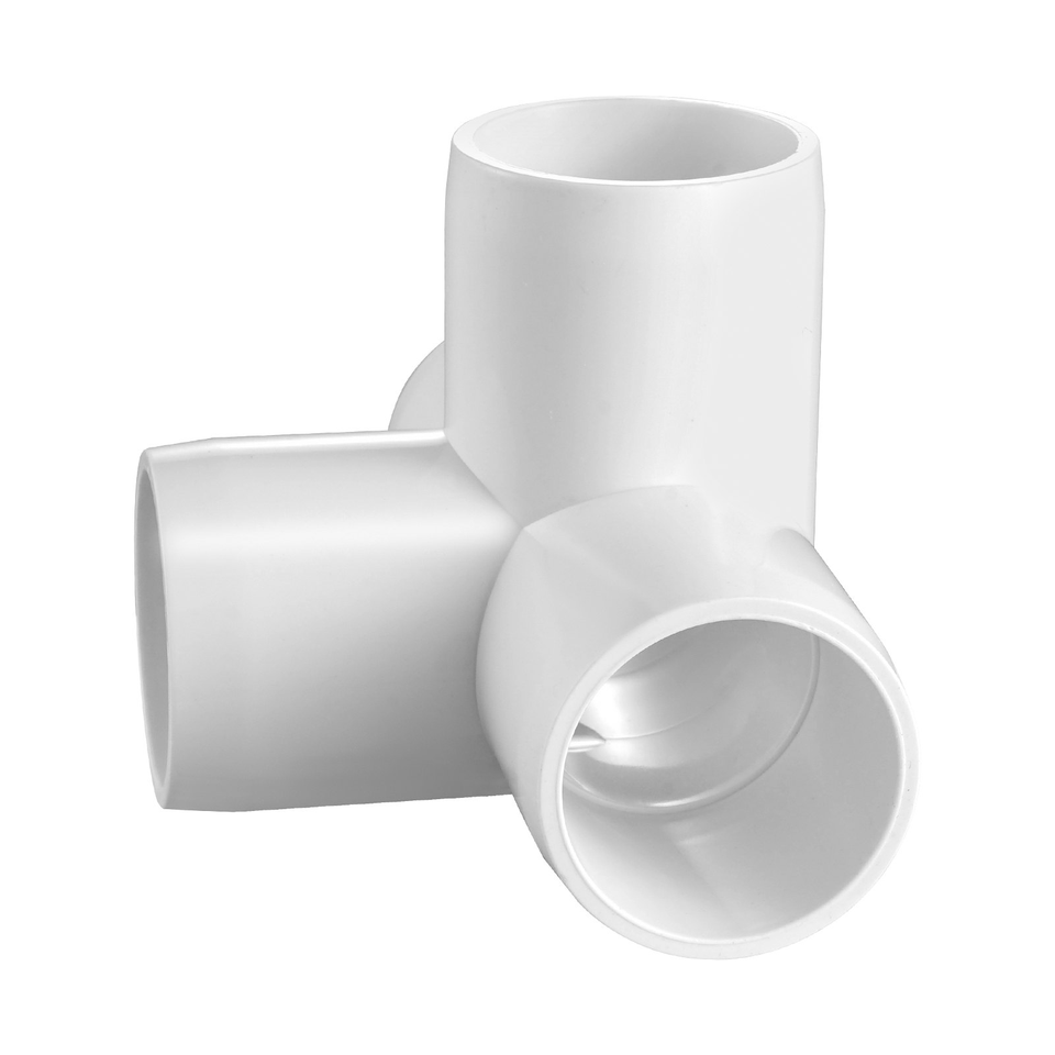 VEVOR 4-Way PVC Fittings, 1-inch PVC Pipe Joints Elbow Connector, 10 ...