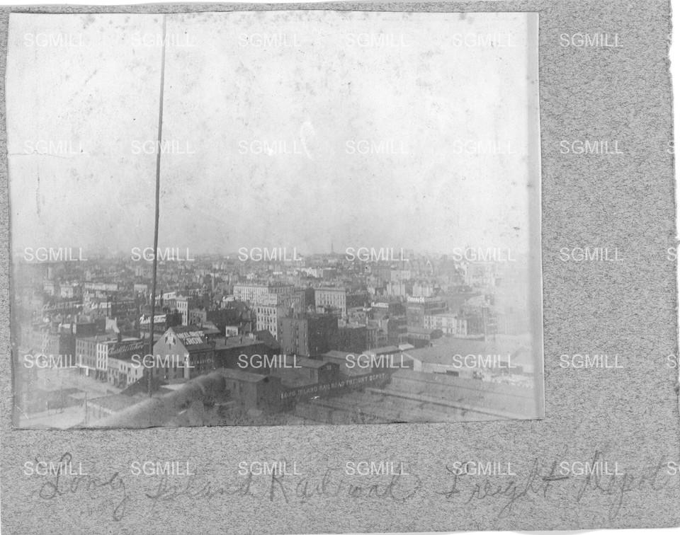 B5 2 1910 Antique Photos NYC Long Island Railroad Freight Depot Cooper ...