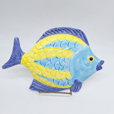 Vintage Italian Ceramic Fish Wall Hanging | eBay