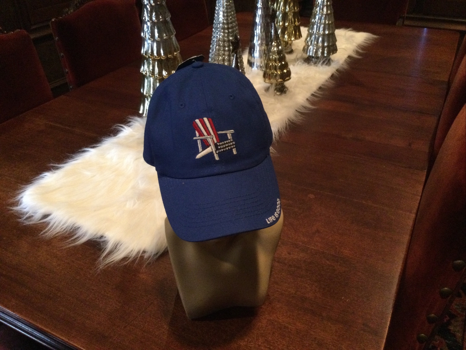 Life is Good Baseball Cap. Royal Blue. Patriotic Beach Chair. One Size ...