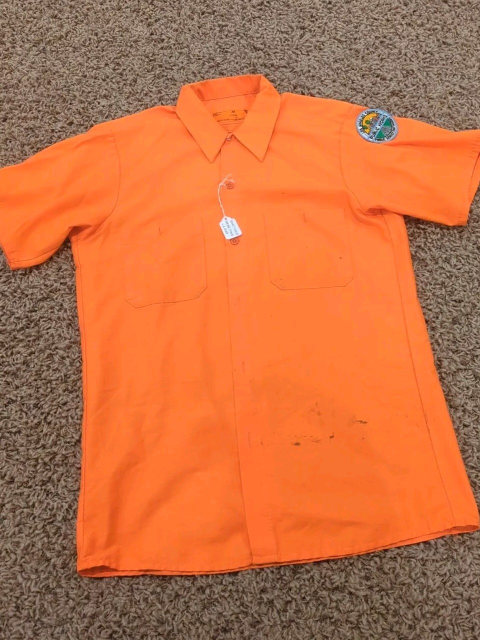 Vtg 1970's Los Angeles Jail Prison Inmate Uniform Pri… - Gem