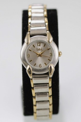 LEI Watch Women Silver Gold Stainless Steel Battery Water Resistant ...