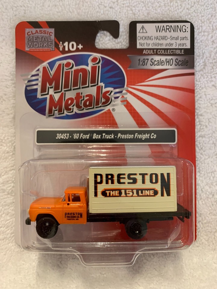 Mini Metals HO Scale '60 Ford Box Truck each sold separately | eBay