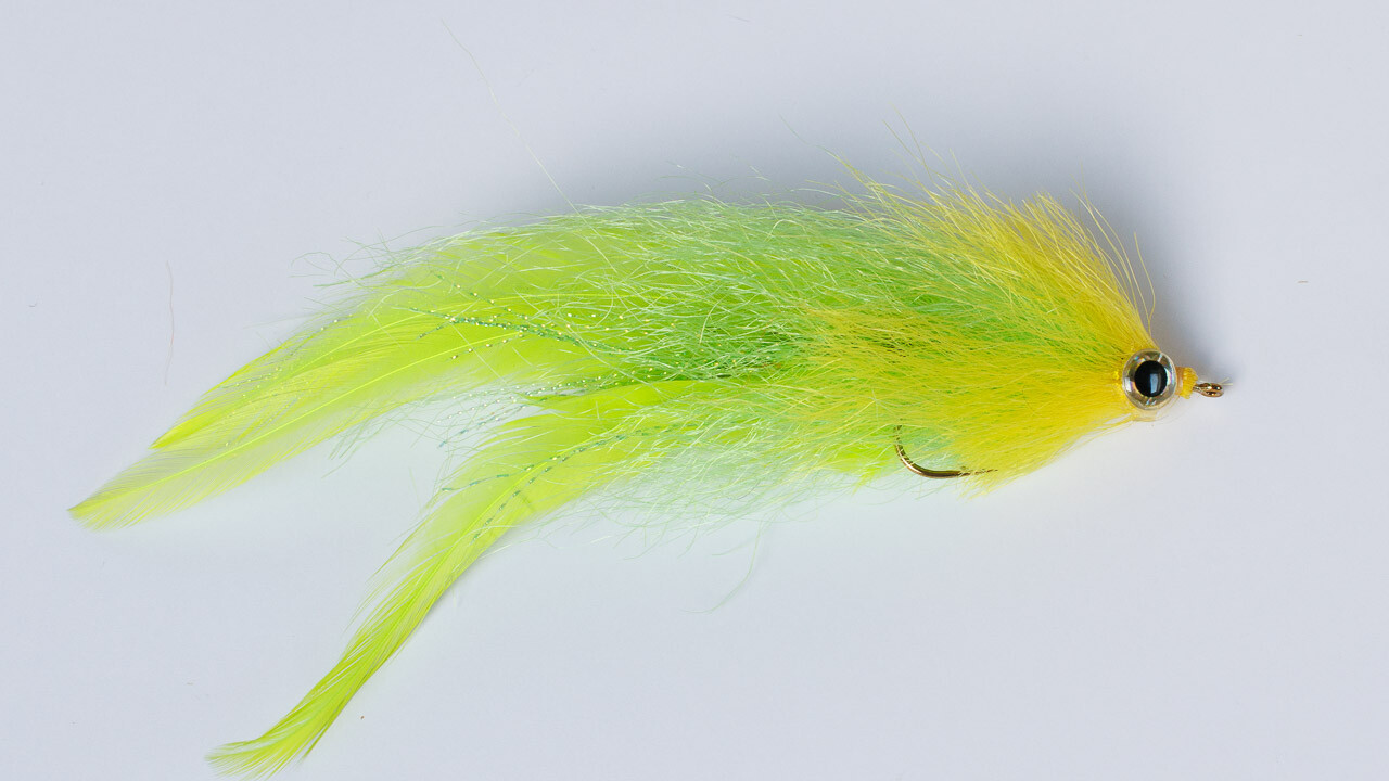 Chartreuse, yellow predator streamer | eBay