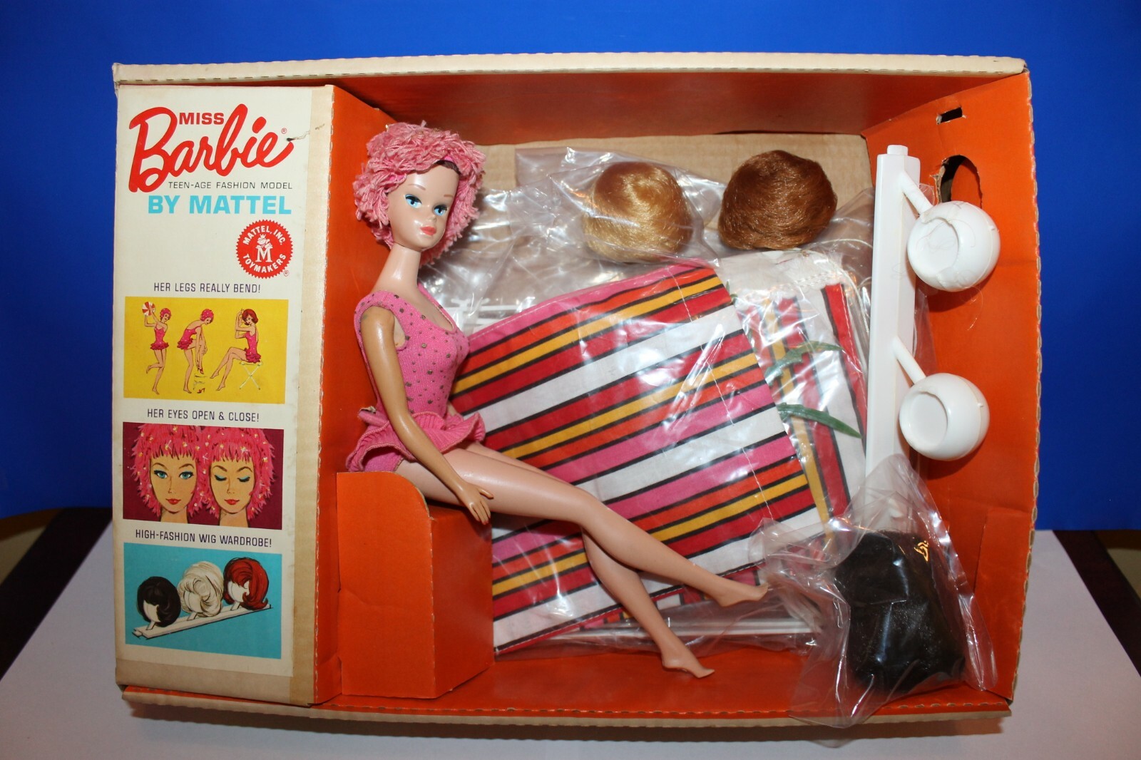 Vintage Barbie Miss Barbie NRFB with swing + more | eBay